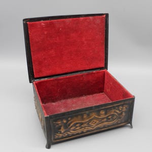 Vintage Copper Box. Forged Copper Sheet. Copper Jewelry Box. Copper Box ...