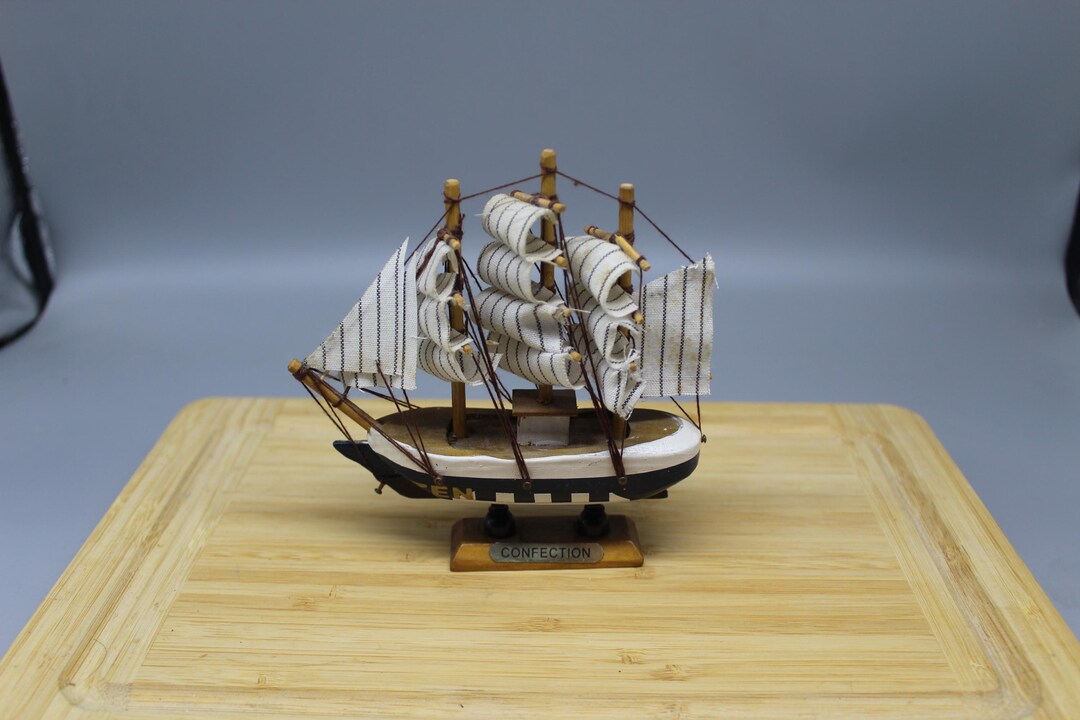 Wooden Ship Model. Handmade Model of a Ship. Modeling. for Collectors ...