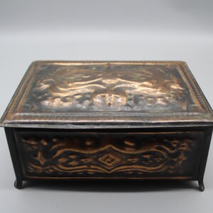 Vintage Copper Box. Forged Copper Sheet. Copper Jewelry Box. Copper Box ...