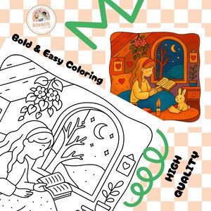 Cozy Days Coloring Pages: Gentle Self-care for Women (PDF Download) - Etsy