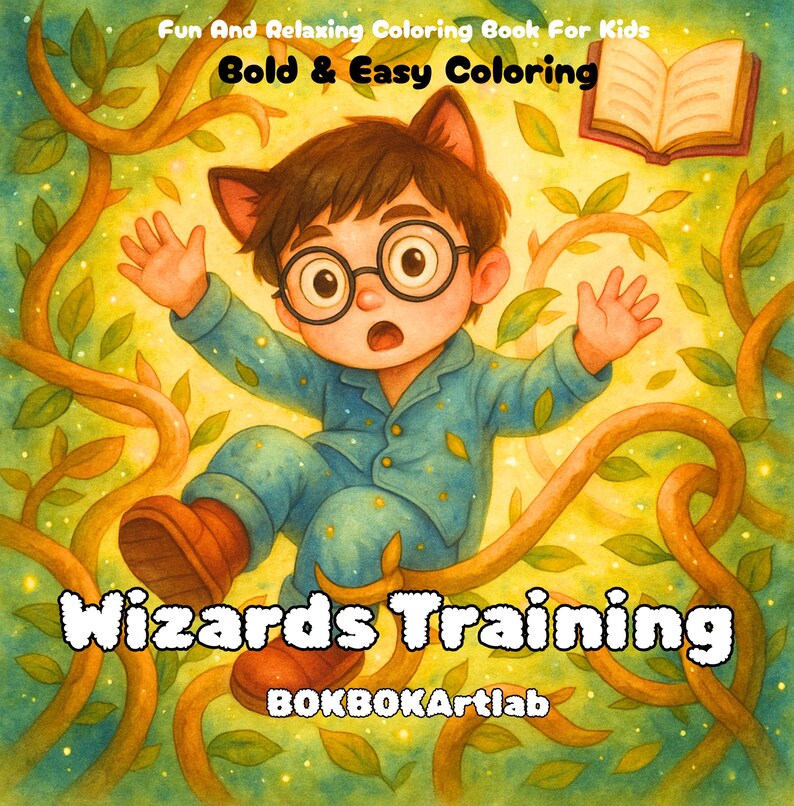 Wizard School Coloring Pages: Fantasy Spell Class (PDF Download) - Etsy