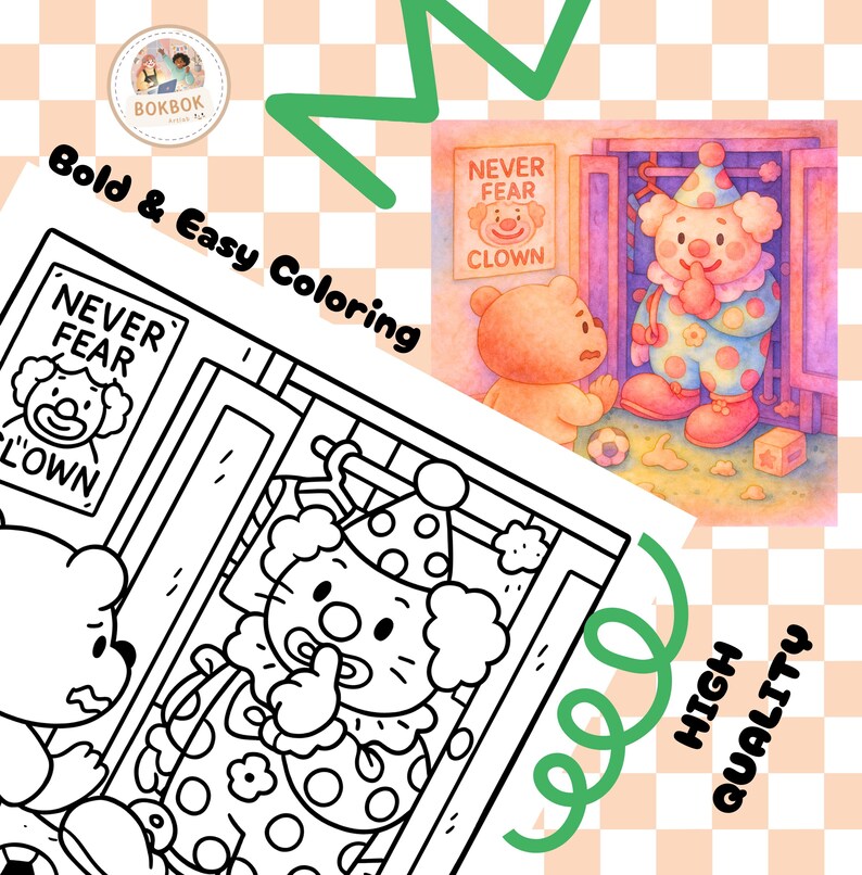 Cute Animal Disaster Coloring Pages | Funny Fails (PDF Pattern) - Etsy