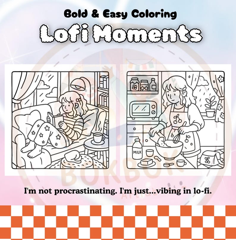 Lofi Moments: A Cozy Day Coloring for Relaxation and Journaling | Cozy ...