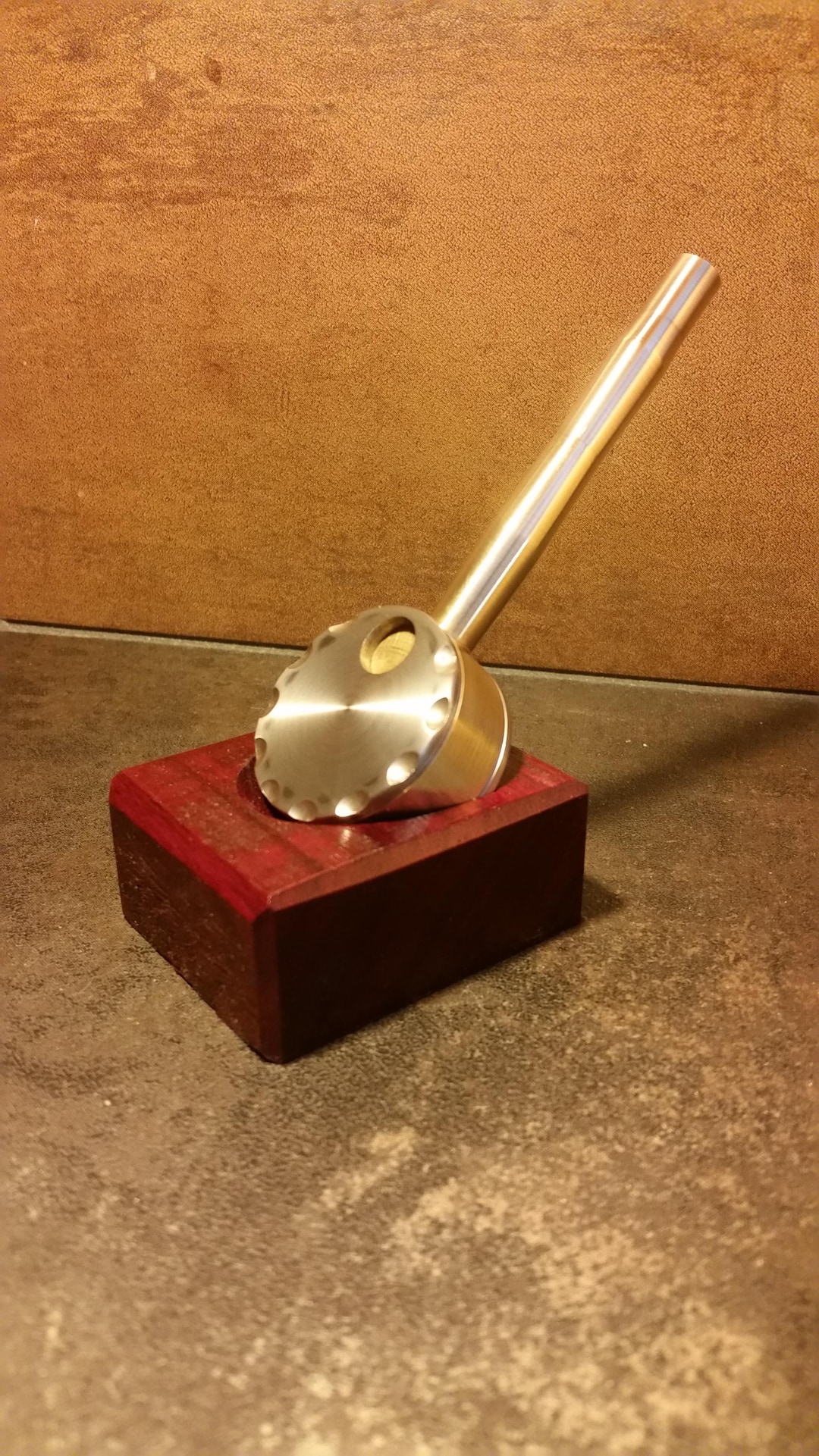 Banjopipe Multi Bowl Lid Portable Brass Smoking Pipe Banjo 6 Shooter ...