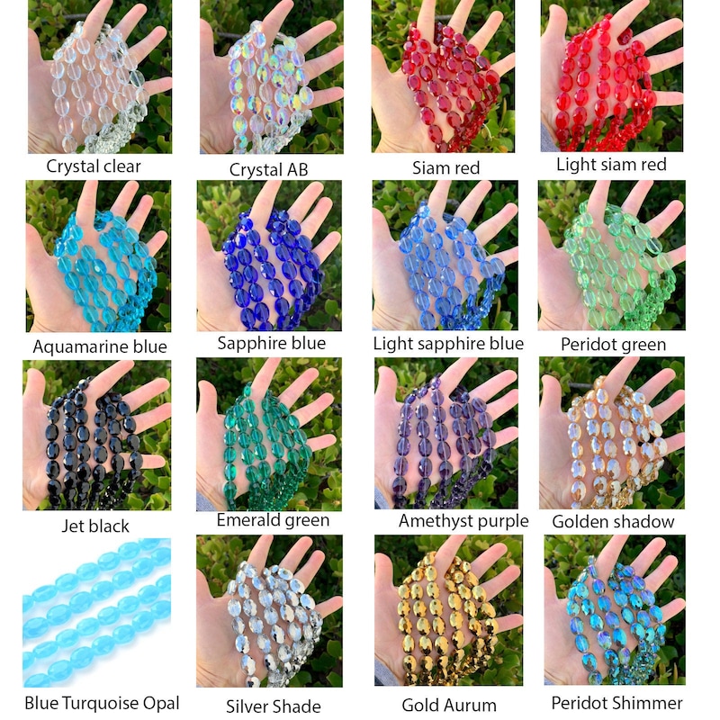 Large Acrylic Oval Beads - Etsy