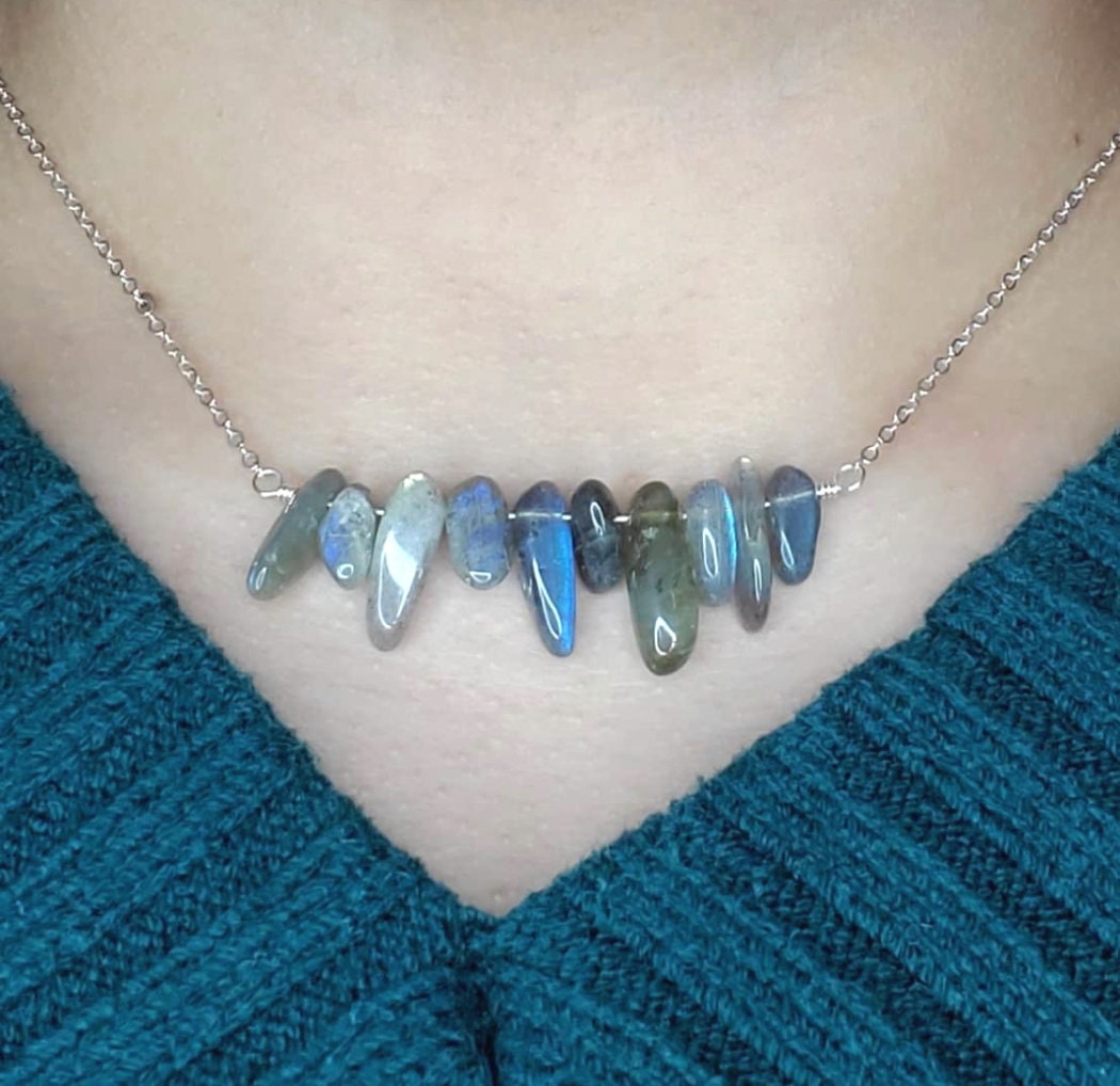 1 Strand/15 Natural White Alabaster Healing Gemstone | Etsy