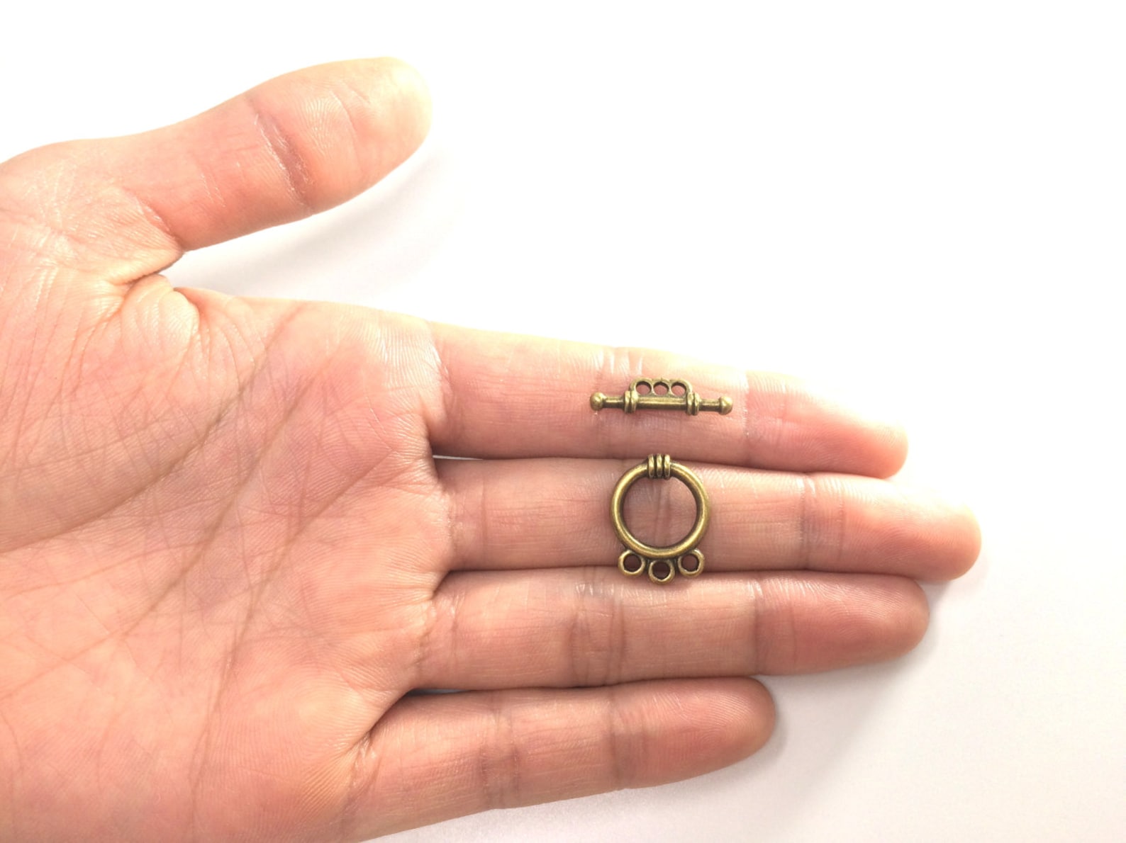 U Pick 20 Set Toggle Clasp T-bar Closure Connector Antique Bronze Tone ...