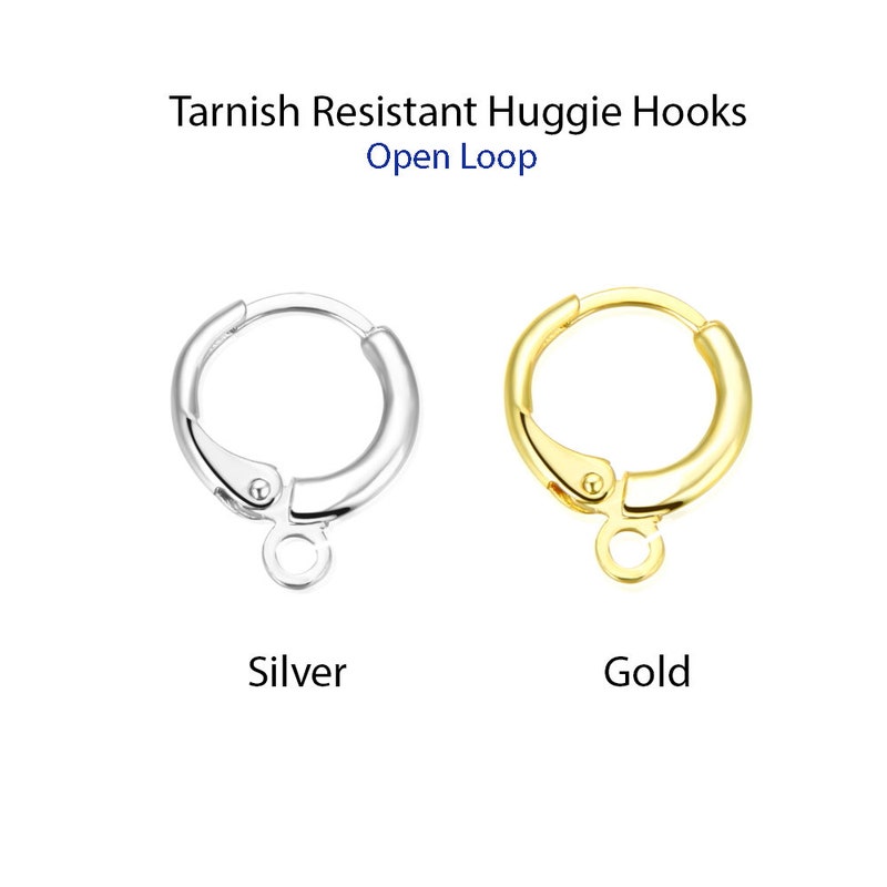 Silver Fish Huggies - Etsy