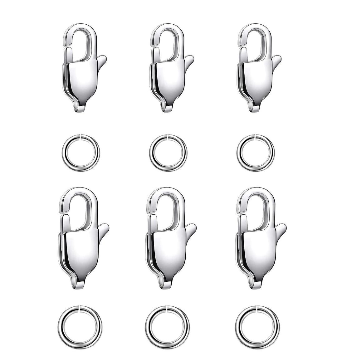 Pick 10pcs 304 Grade Surgical Stainless Steel Rectangle Trigger Lobster ...
