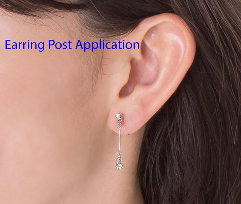 Pick 5 Pairs 925 Sterling Silver Earring Posts 3mm 4mm 5mm Ball Open ...