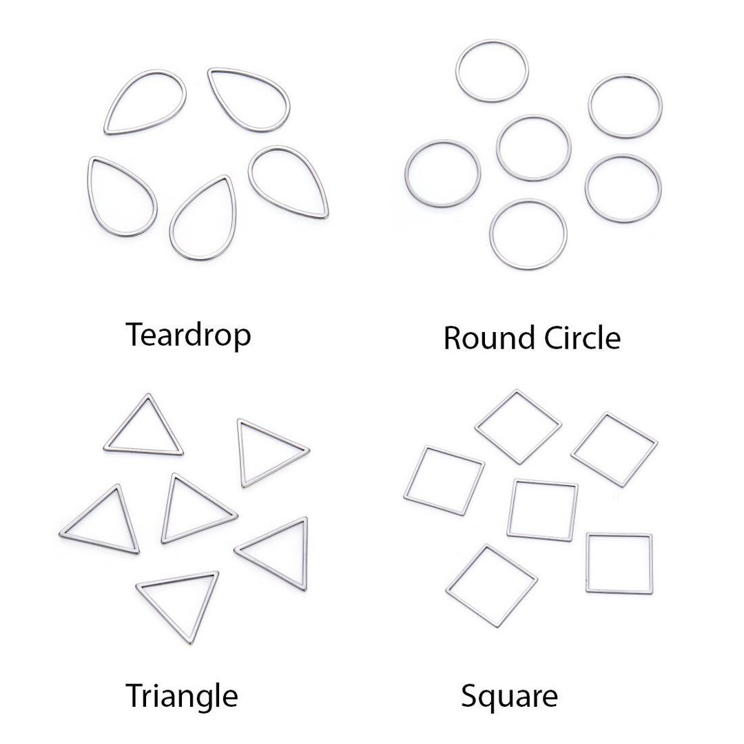 Pick 20pcs 304 Grade Surgical Stainless Steel Hypoallergenic Teardrop ...