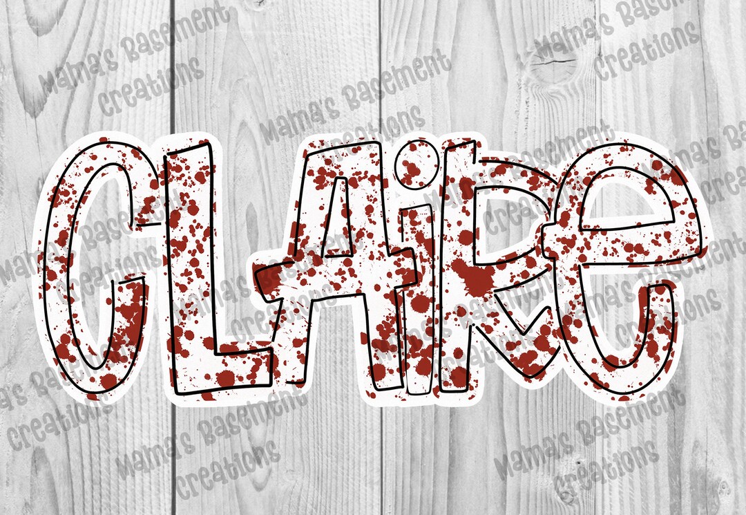 True Crime Theme Custom Name Sticker, Personalized Name Sticker Water ...