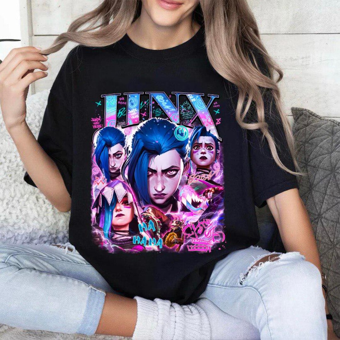 Jinx Arcane Shirt, Arcane 2 League of Legends Shirt, League of Legends ...