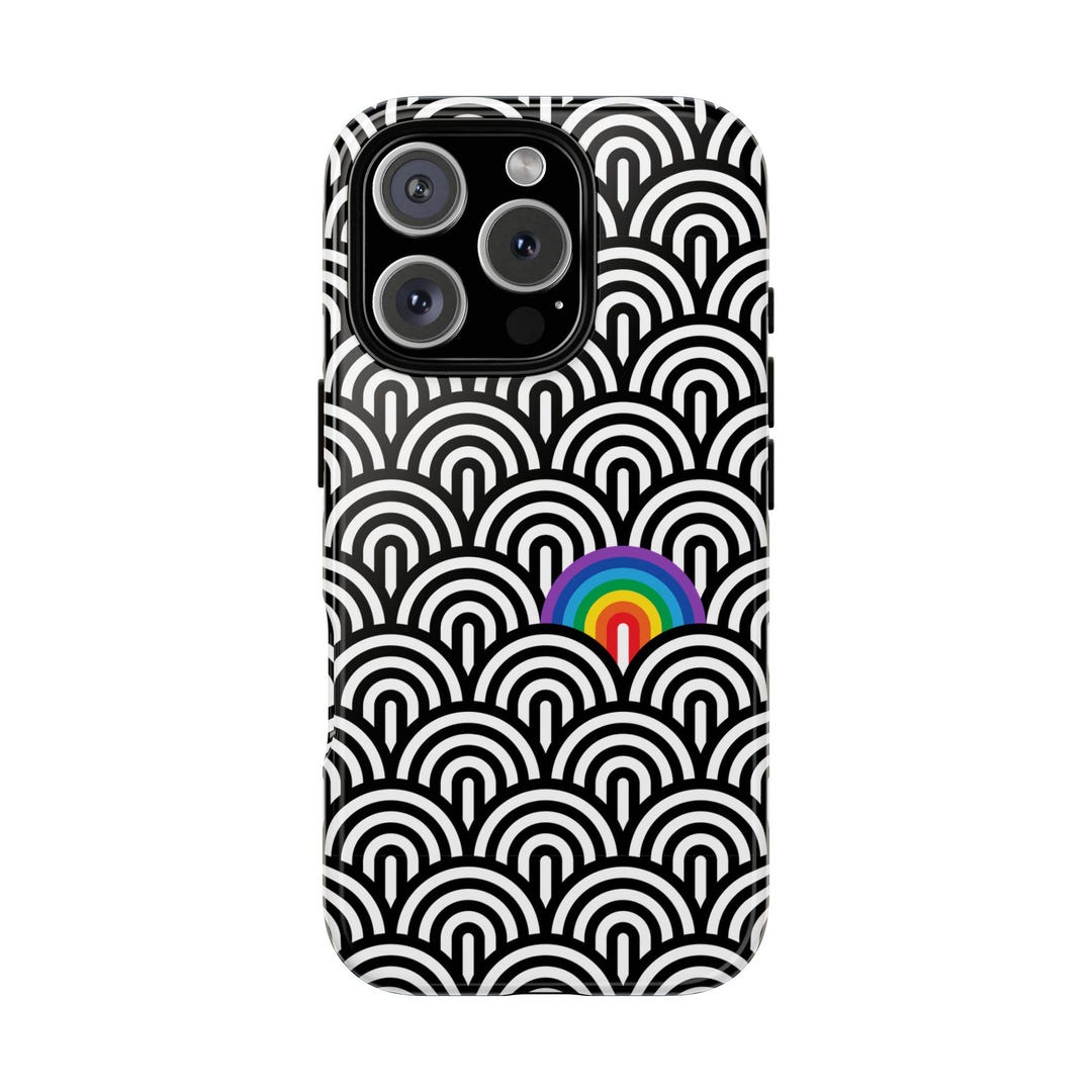 Rainbow LGBTQ+ Pride Phone Case for iPhone & Samsung, Colorful Pride ...