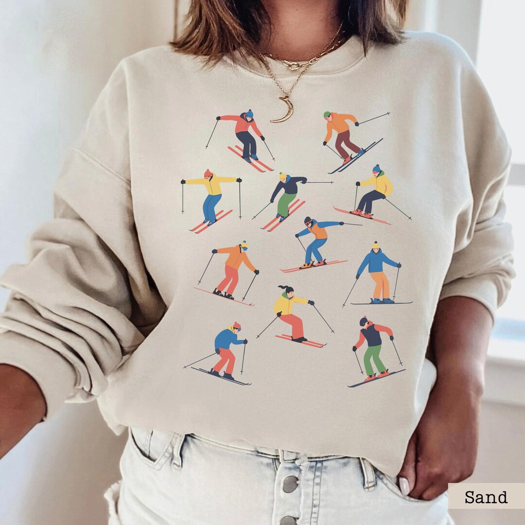 Ski Sweatshirt, Ski Club Hoodie,ski Sweatshirt,skiing Hoodie,family ...