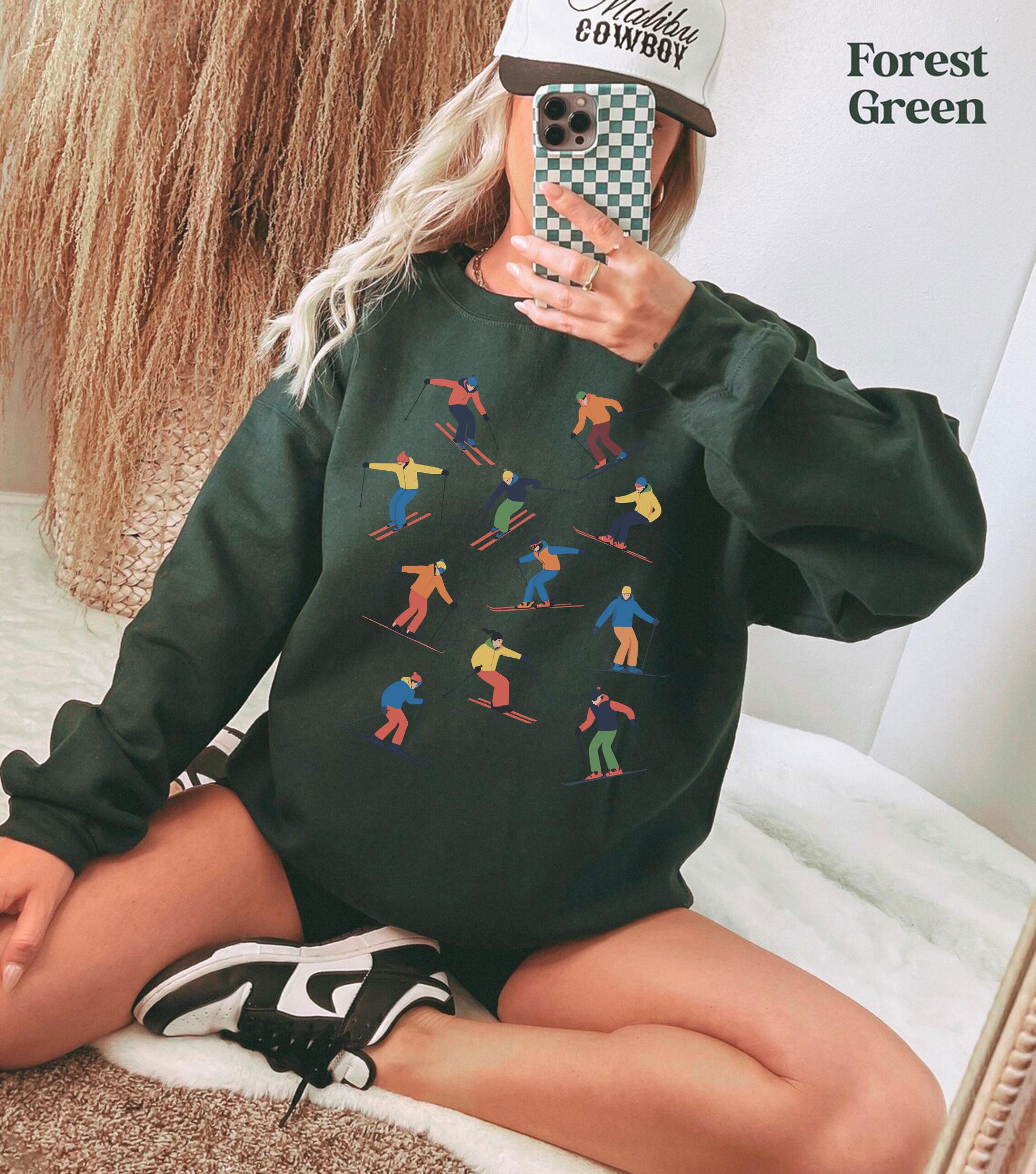 Ski Sweatshirt, Ski Club Hoodie,ski Sweatshirt,skiing Hoodie,family ...