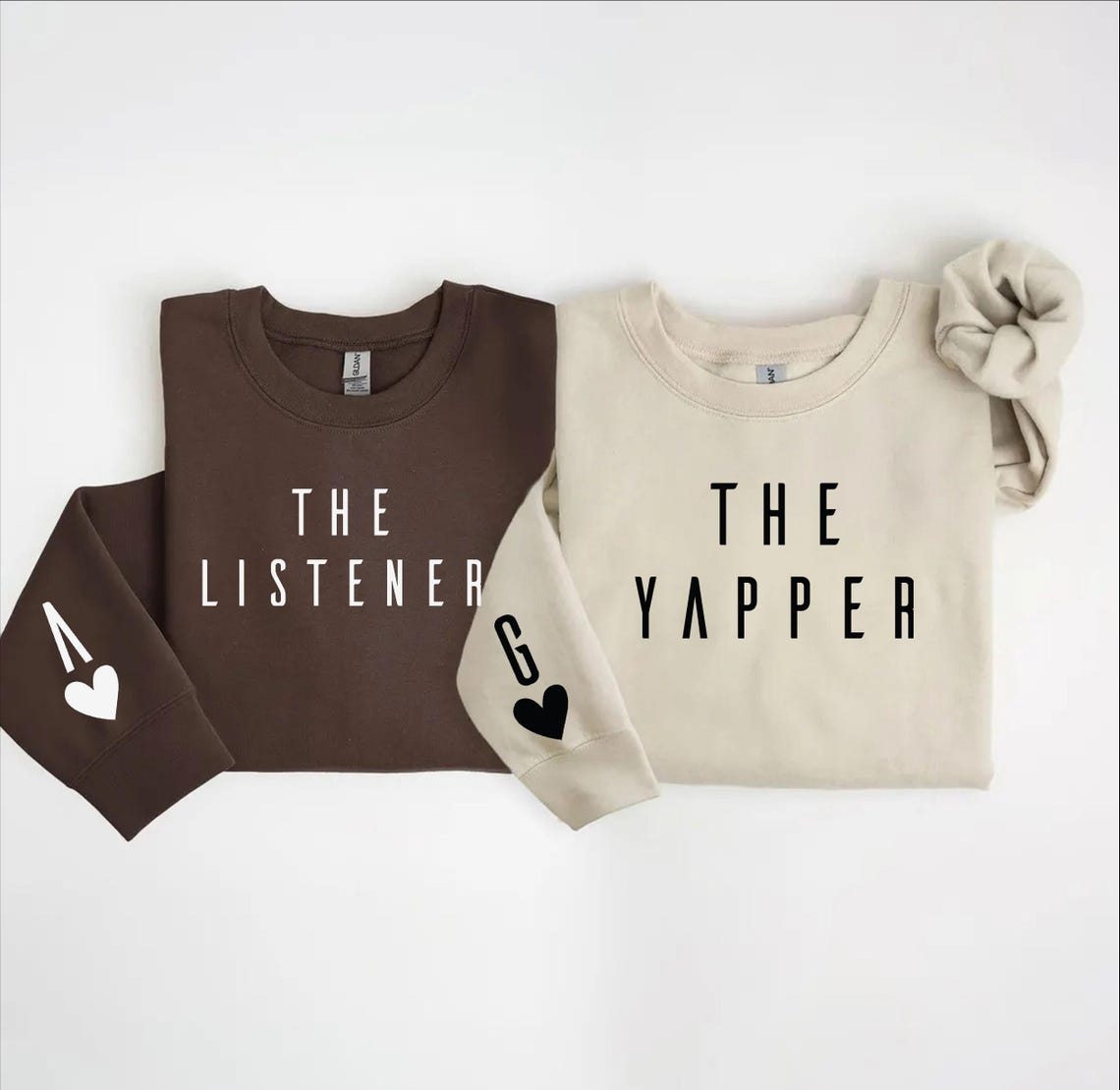 The Yapper and the Listener Sweatshirt,custom Name Hoodie,funny ...