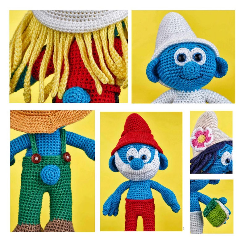 The Smurfs Crochet Pattern - Etsy Canada