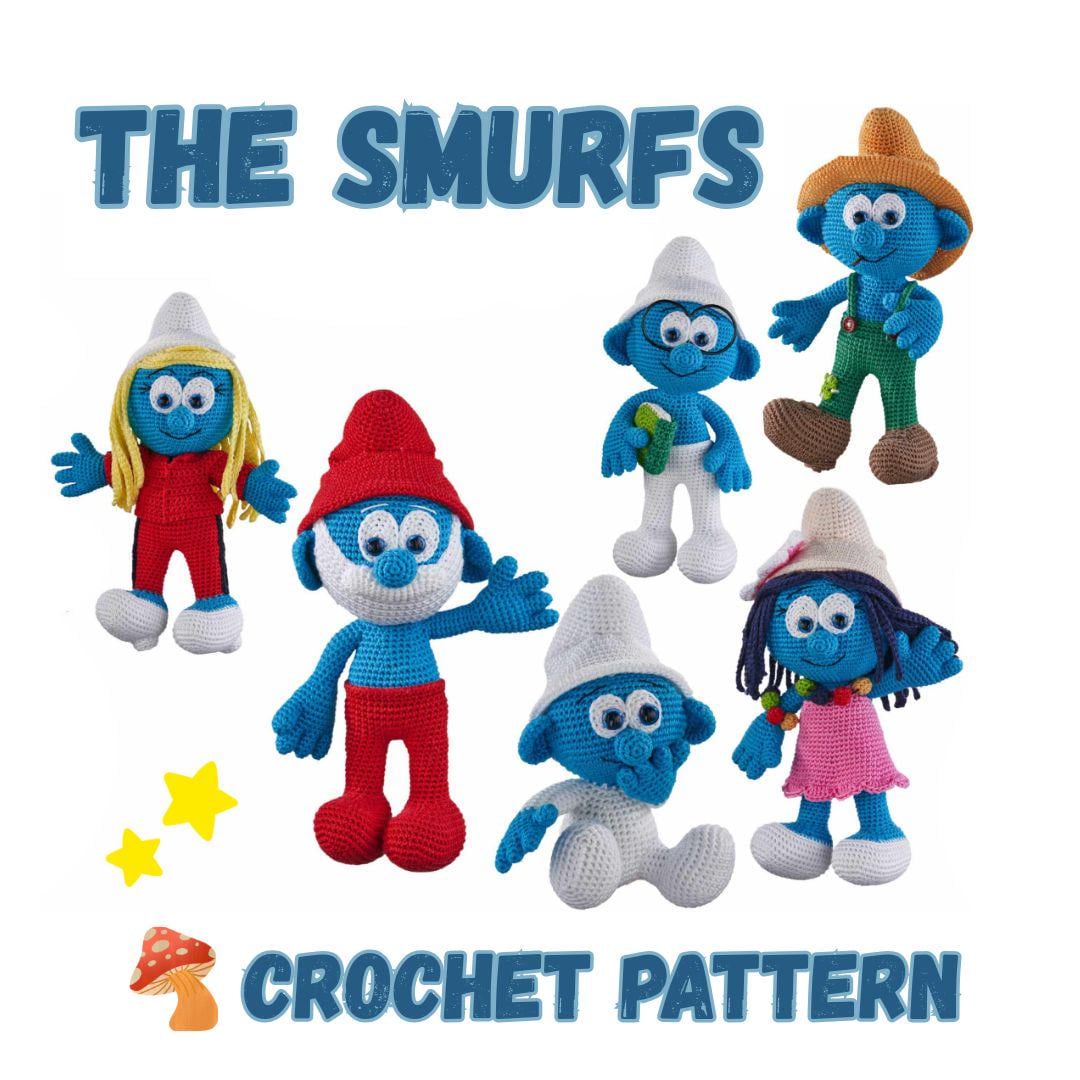The Smurfs Crochet Pattern - Etsy Canada