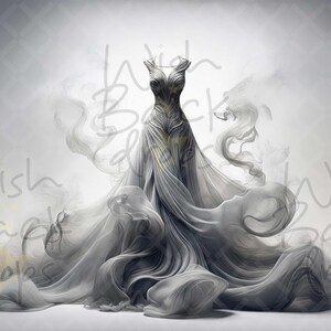 Smoke Dresses, 11 Digital Backdrops - Etsy