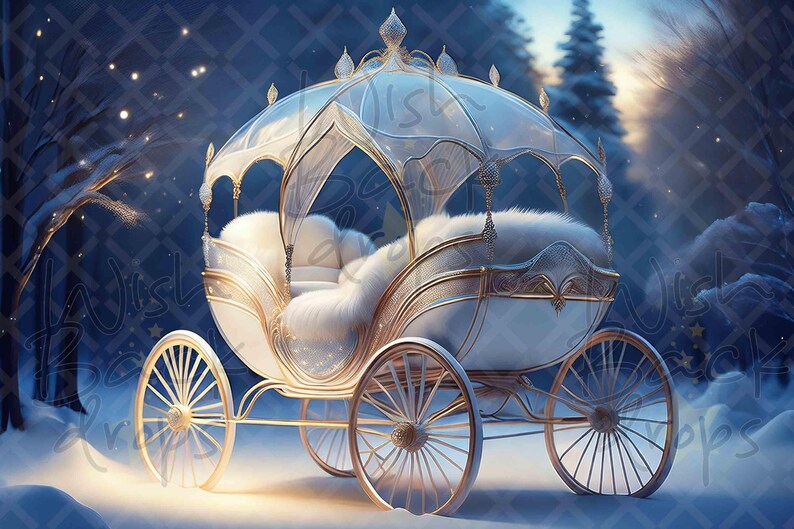 Newborn and Kids Backdrops, Set of 15 Carriage Digital Backgrounds for ...