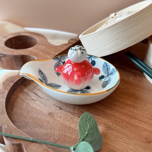 Polymer Clay Puffy Bao Fish Desk Buddy Keychain Phone Charm Bao Bun ...