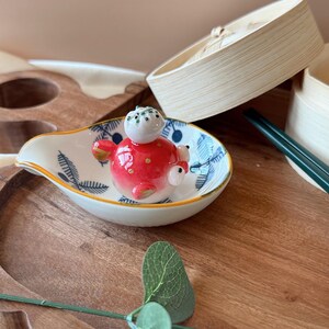 Polymer Clay Puffy Bao Fish Desk Buddy Keychain Phone Charm Bao Bun ...