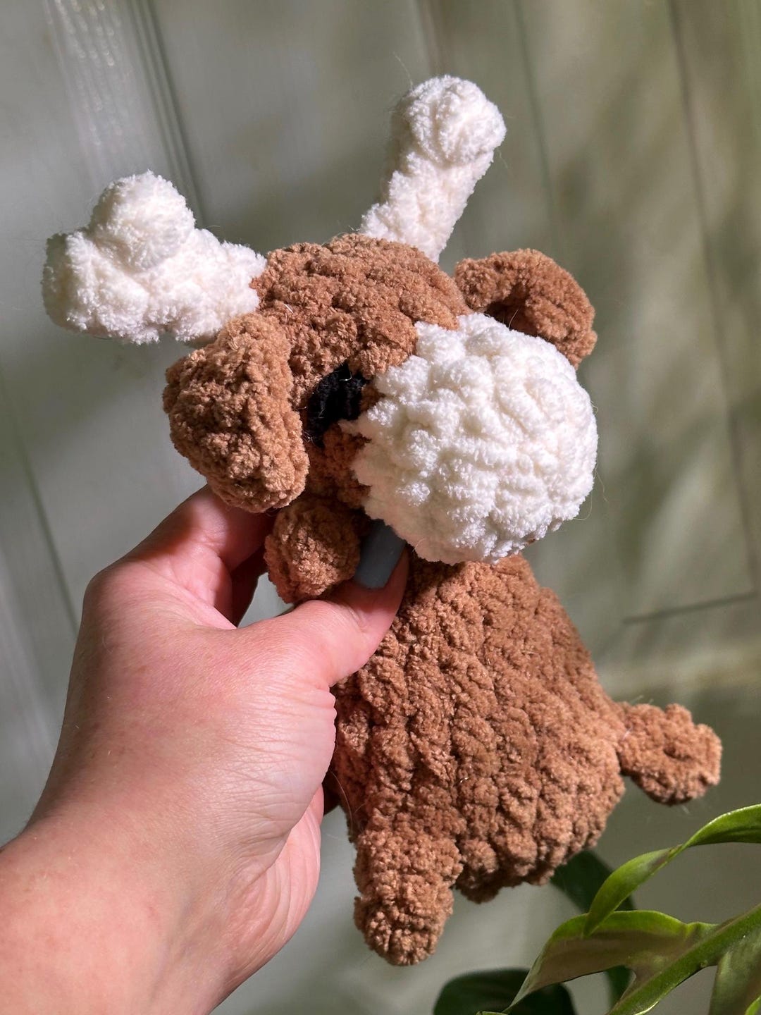 Crochet Mini Moose Plush | Multiple Color Options, Handmade Amigurumi ...