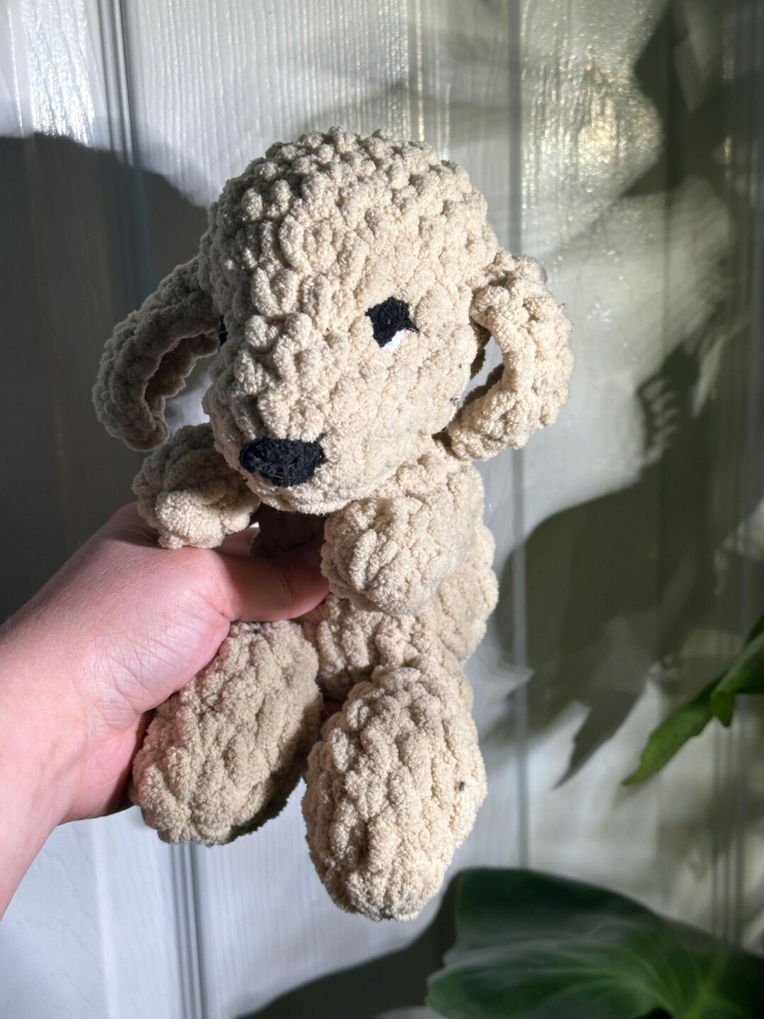 Crochet Golden Retriever Puppy Snuggler Plush | Dog Lover Gift, Crochet ...