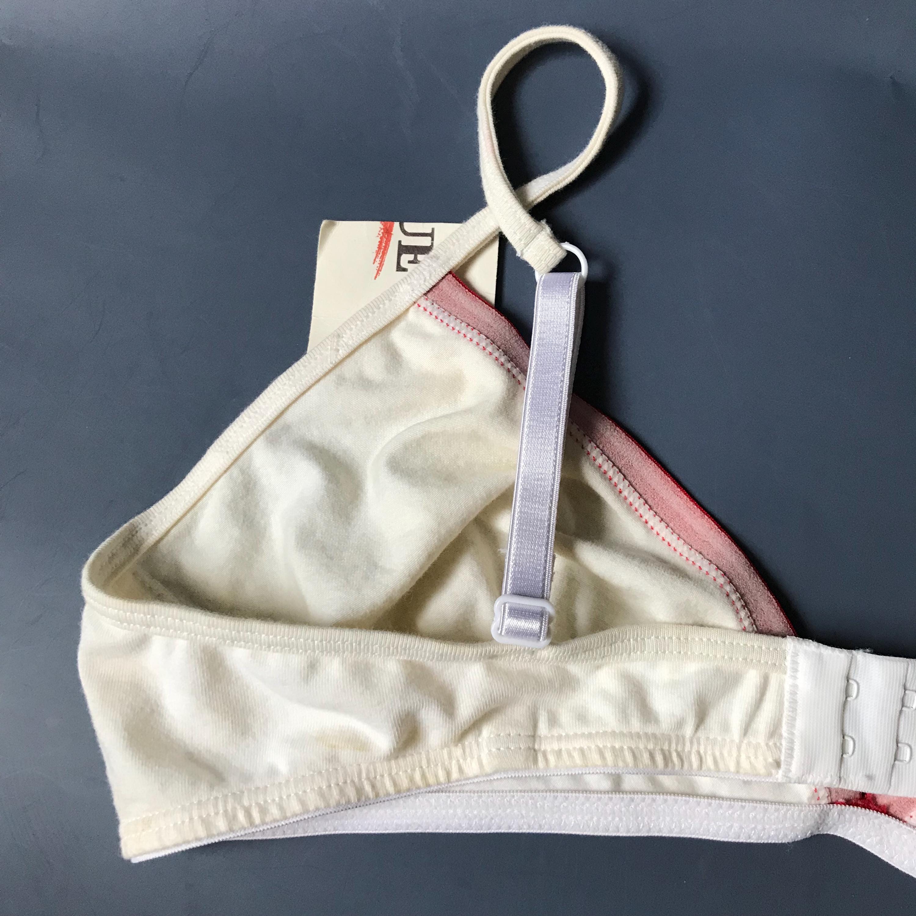 Vintage Cotton Bra Small Size 70A - Etsy