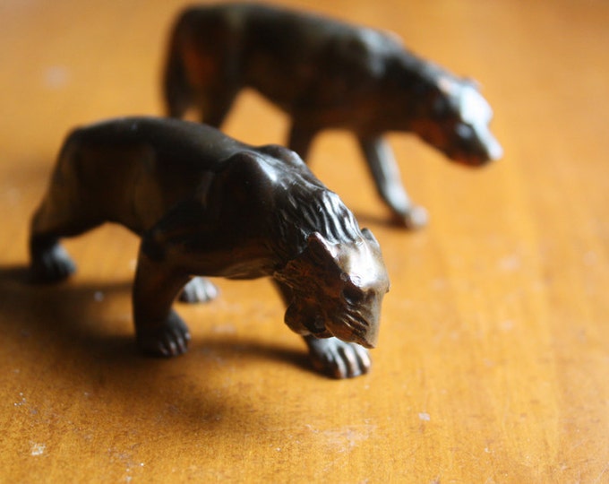 3 Amazing William Otto Signed Bronze Animal Figurines - 1960s - Etsy