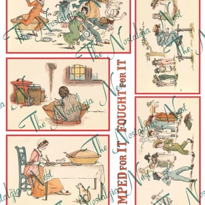 A Apple Pie Digital Collage Sheet, Antique Ephemera, Digital Ephemera ...