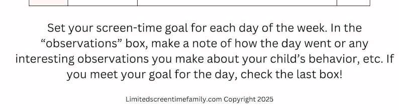 Printable Weekly Screen Time Tracking Sheet - Etsy