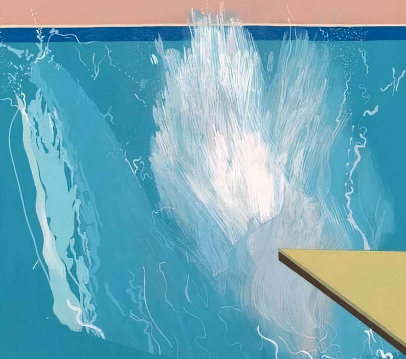 David Hockney, 'A Bigger Splash', Fine Art Print, Various Sizes - Etsy ...