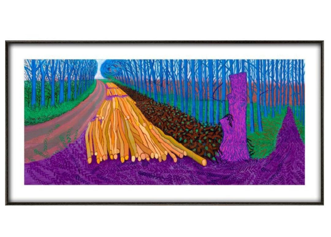 David Hockney, 'winter Timber', Fine Art Print, Various Sizes - Etsy