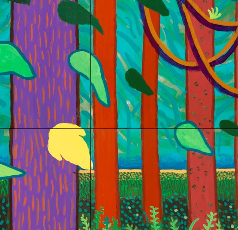 David Hockney, 'arrival of Spring', Fine Art Print, Various Sizes - Etsy