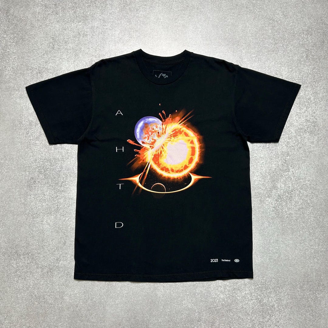 Футболка Weeknd XO AHTD черная мужская размер M - Etsy