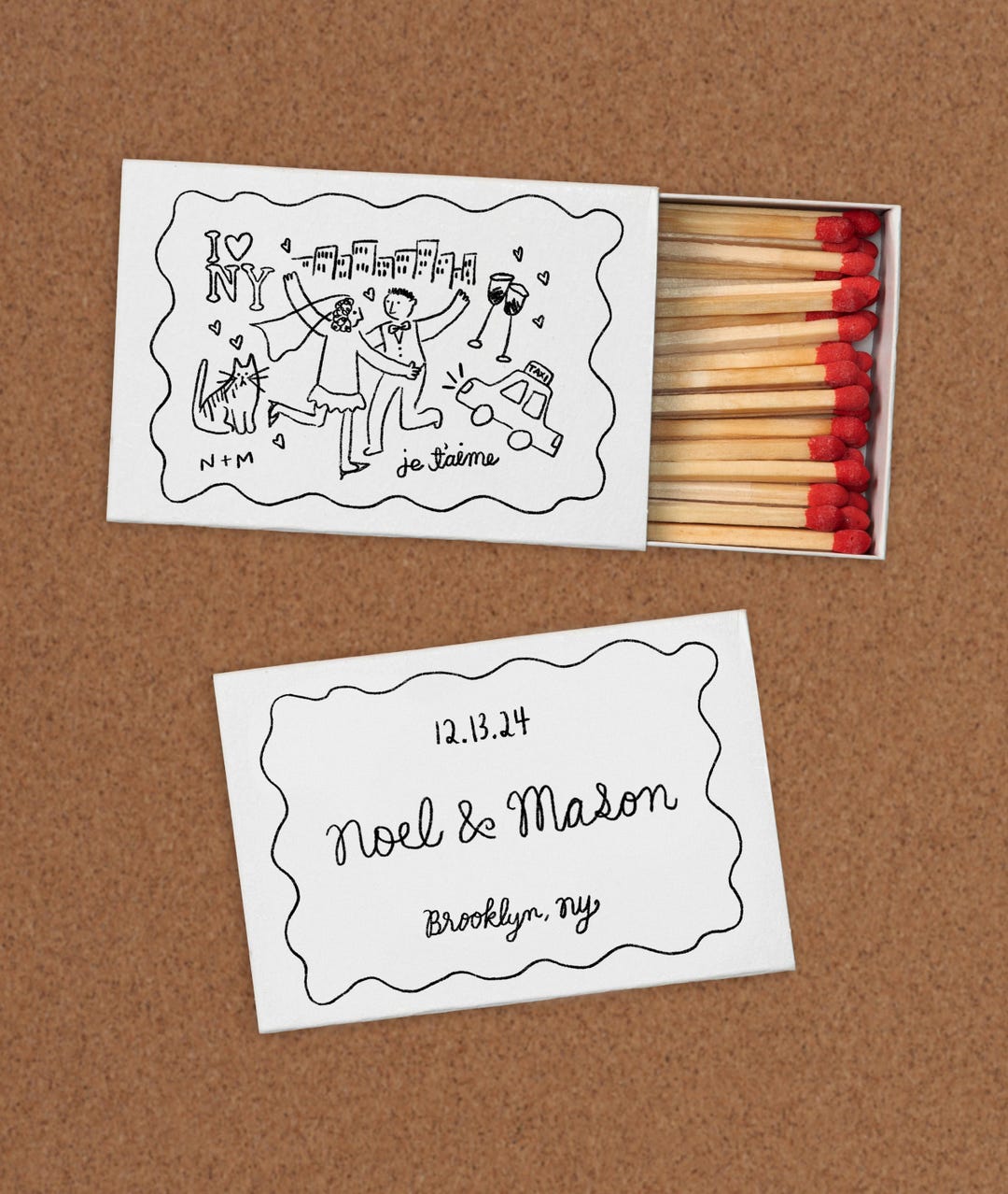 Custom Matchbox Illustrations (digital Download) - Etsy