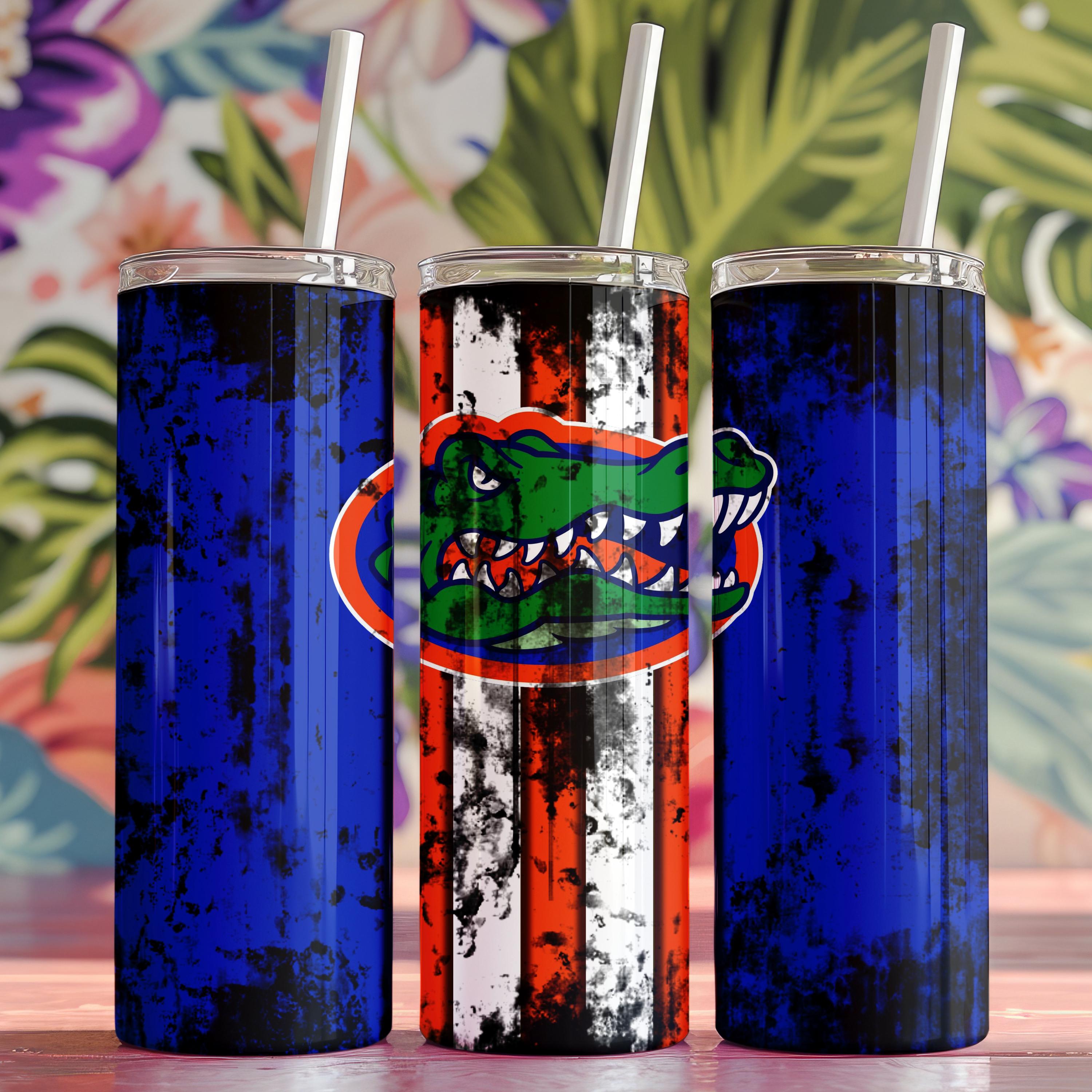 Florida Gator Tumbler 20oz Skinny Wrap Png Digital Instant Download ...
