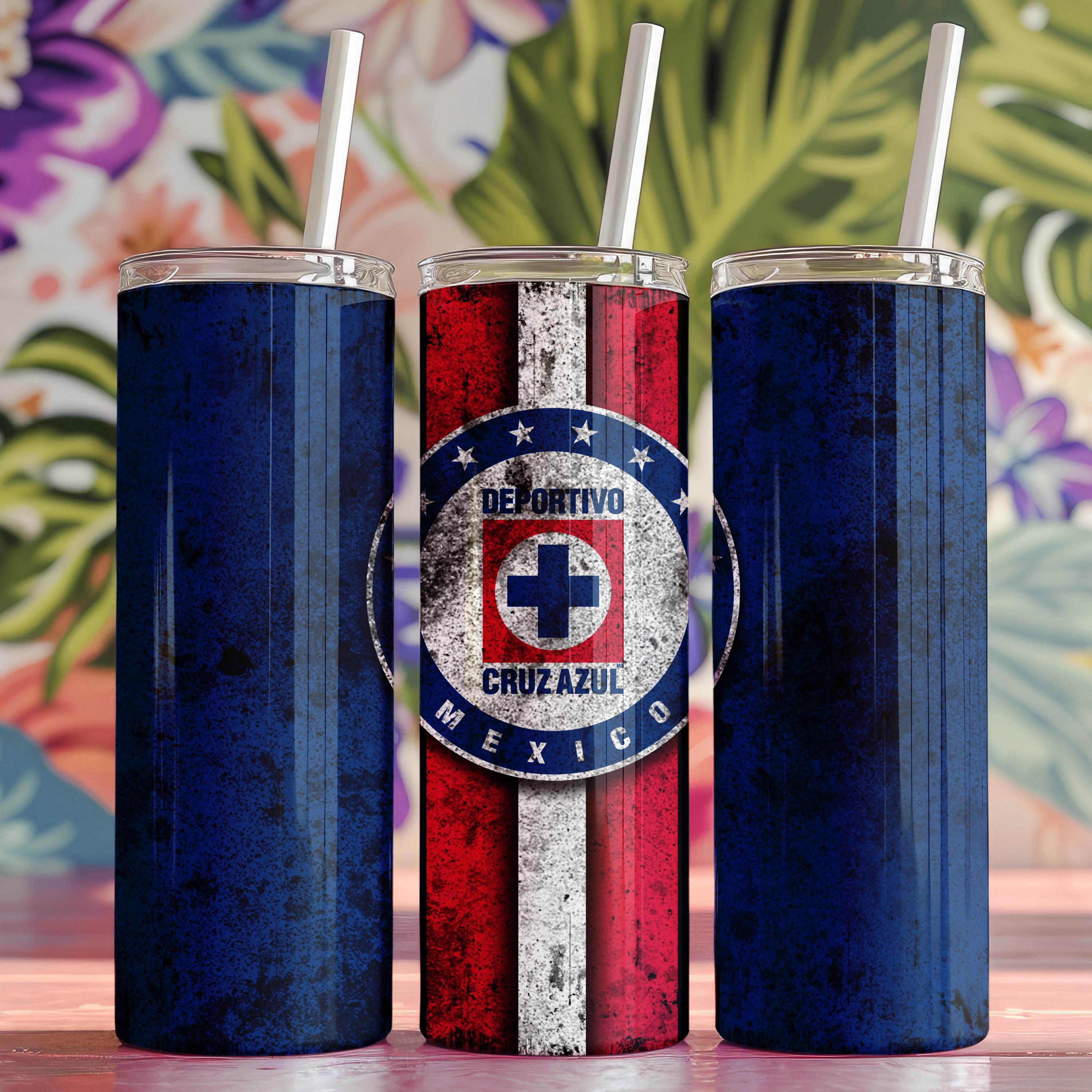 Cruz Azul Sublimation Design, Great for 20oz Skinny Tumblers Can Be ...