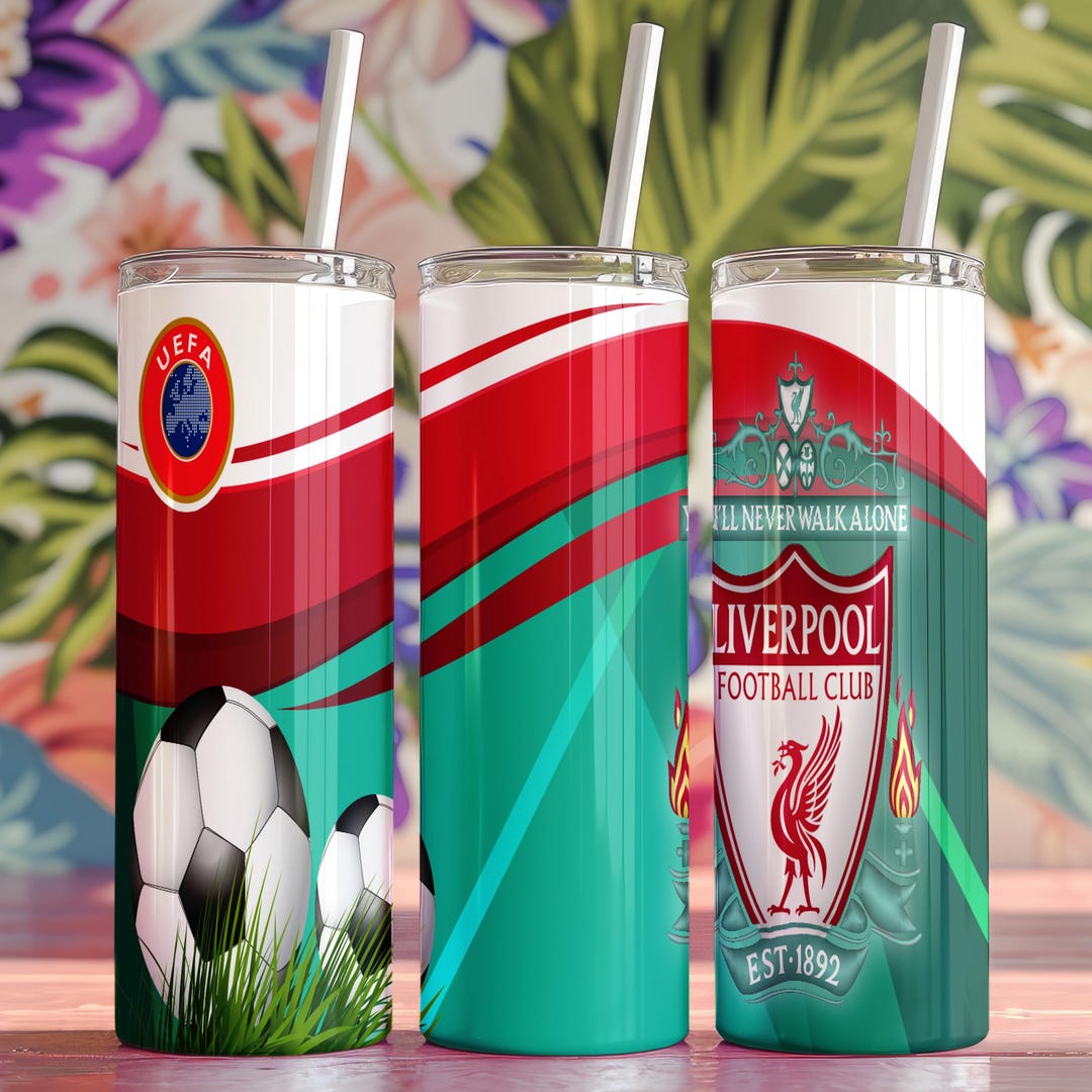 Liverpool Inspired Tumbler Sublimation Design, 20 Oz Liverpool Skinny ...