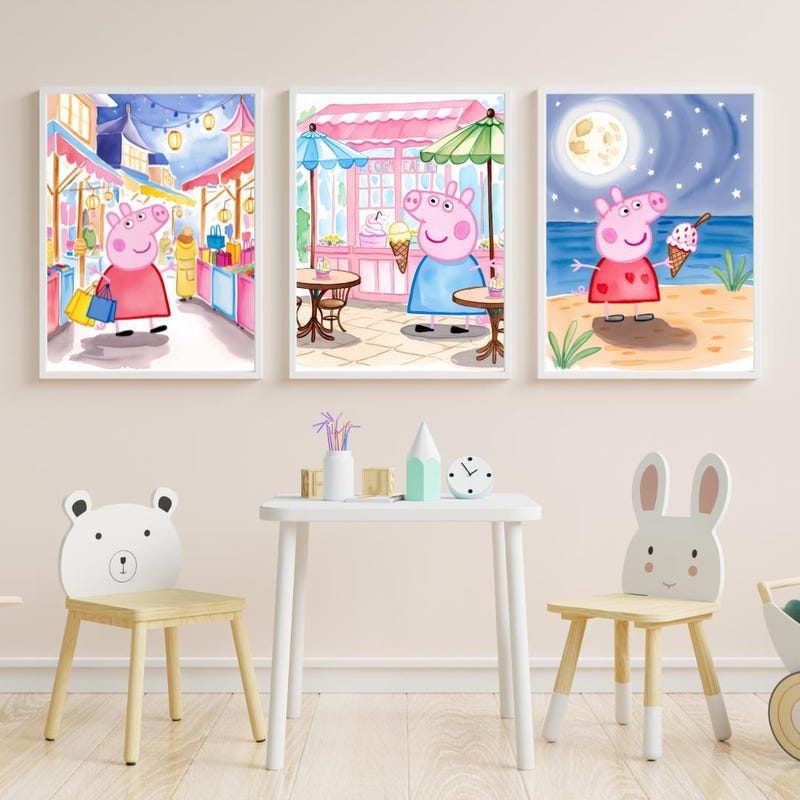 Peppa Pig Printable - Etsy