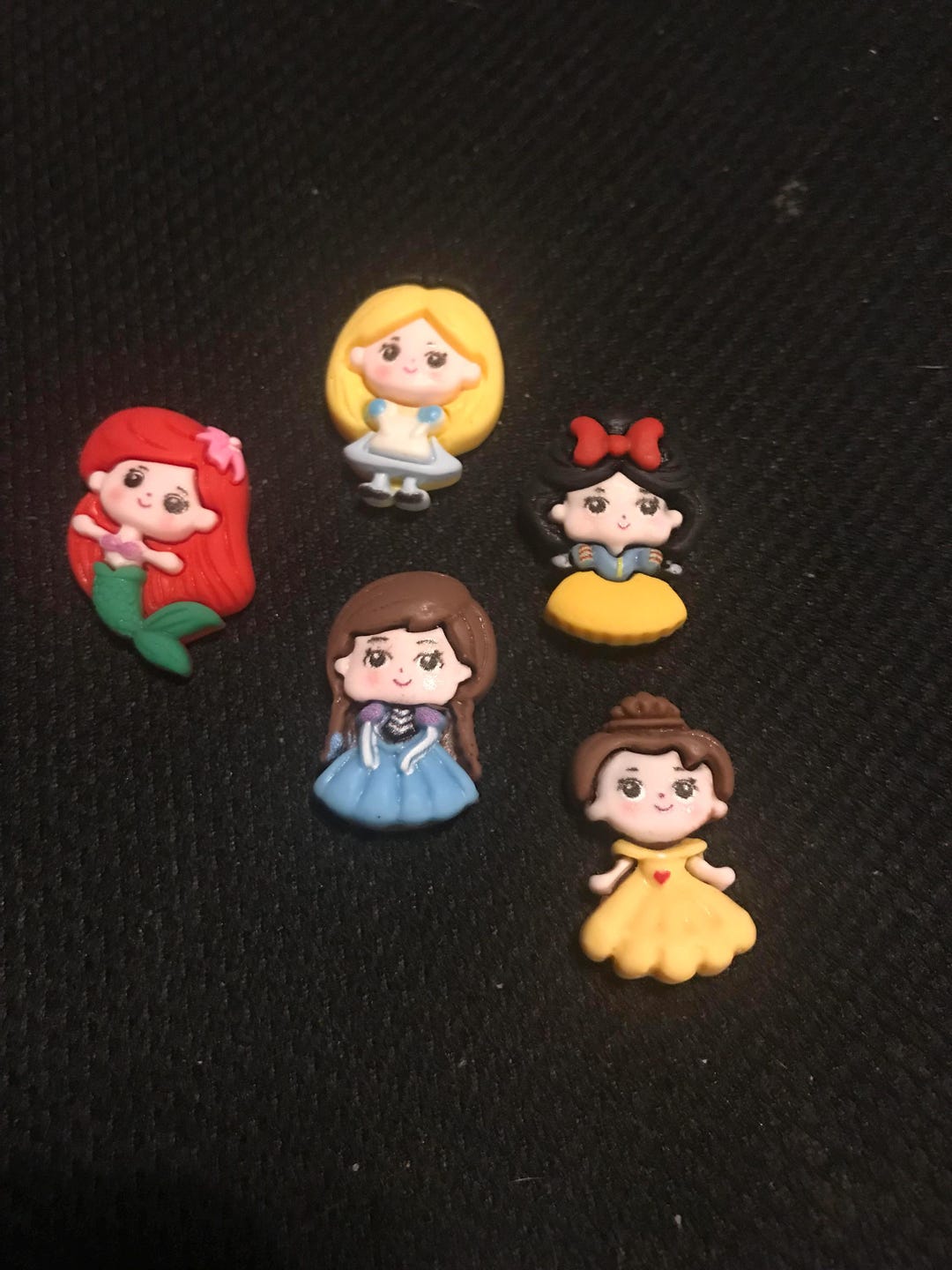 Set of Five Mini Fridge Magnets. Princess Designs. Really Cute Set - Etsy
