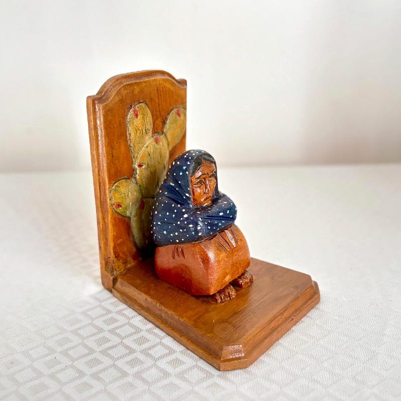 Vintage Mexican Bookends - Etsy