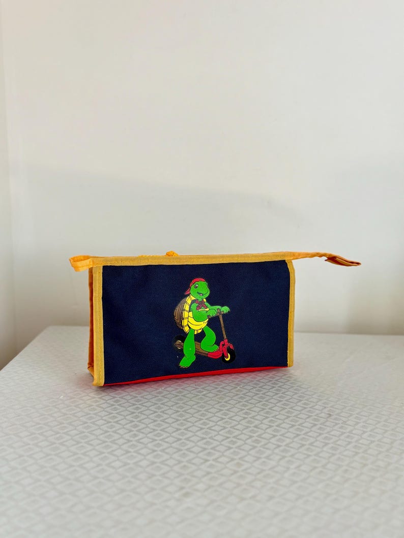 Vintage Franklin the Turtle Pencil Case: 90s Nickelodeon Pouch - Etsy