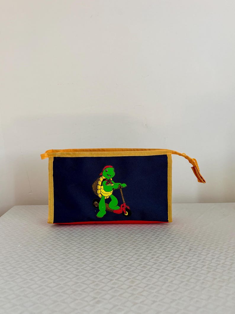Vintage Franklin the Turtle Pencil Case: 90s Nickelodeon Pouch - Etsy