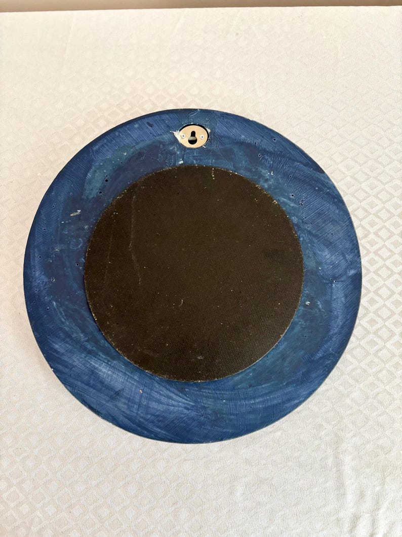 Vintage Celestial Sun & Moon Wall Mirror| Blue - Etsy