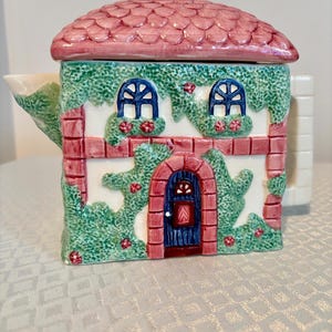 Vintage Avon 1980 House Ceramic Teapot – Retro Collectible Kitchenware ...