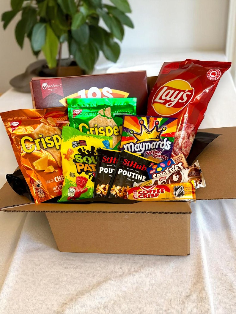Custom Canadian Snack Box: Taste of Montreal Treat Sampler - Etsy