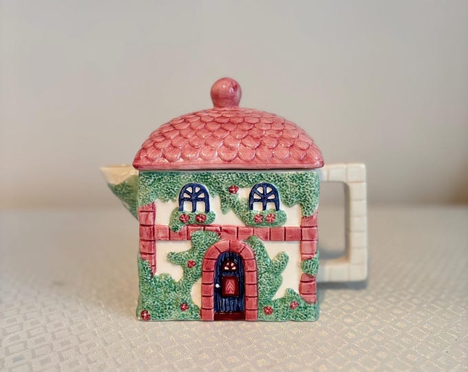 Vintage Avon 1980 House Ceramic Teapot – Retro Collectible Kitchenware ...